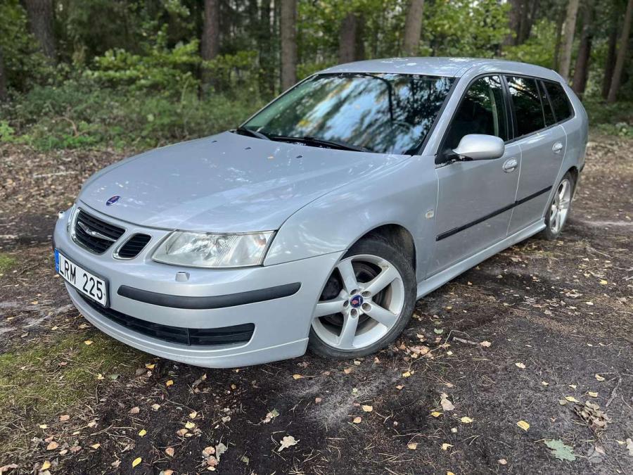 Серый Сааб 9-3 2007 в Укмерге, объемом двигателя 1.90 л и пробегом 296 тыс. км за 1100 €, фото 4 на AUTOMOTO.COM.LV