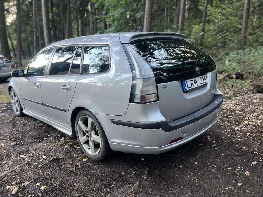 Серый Сааб 9-3 2007 в Укмерге, объемом двигателя 1.90 л и пробегом 296 тыс. км за 1100 €, фото 6 на AUTOMOTO.COM.LV