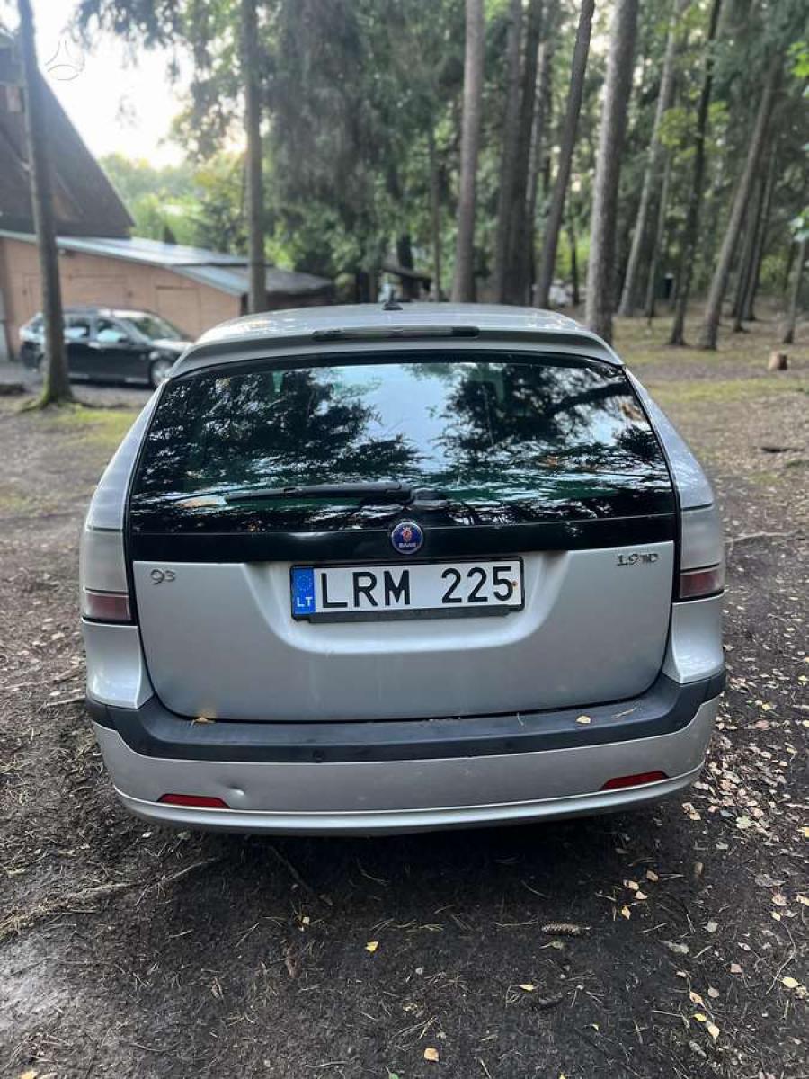 Серый Сааб 9-3 2007 в Укмерге, объемом двигателя 1.90 л и пробегом 296 тыс. км за 1100 €, фото 7 на AUTOMOTO.COM.LV