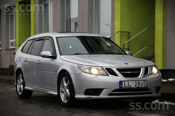 Pelēks Saab 9-3 2008 Rīga, ar dzinēja tilpumu 1.90 L un nobraukumu 330 tūkst. km par 1795 €, foto 4 vietnē AUTOMOTO.COM.LV