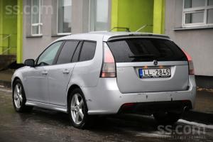 Grey Saab 9-3 2008 in Riga, with an engine capacity of 1.90 L and mileage of 330 thousand km for 1795 €, photo 5 on AUTOMOTO.COM.LV