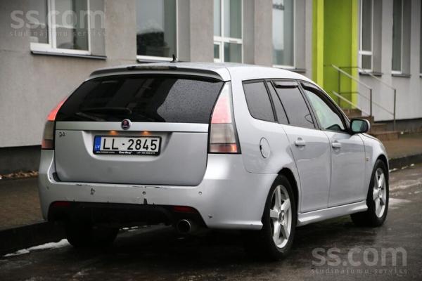 Pelēks Saab 9-3 2008 Rīga, ar dzinēja tilpumu 1.90 L un nobraukumu 330 tūkst. km par 1795 €, foto 6 vietnē AUTOMOTO.COM.LV