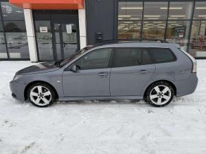 Grey Saab 9-3 2008 in Vilnius, with an engine capacity of 1.90 L and mileage of 311 thousand km for 2499 €, photo 9 on AUTOMOTO.COM.LV