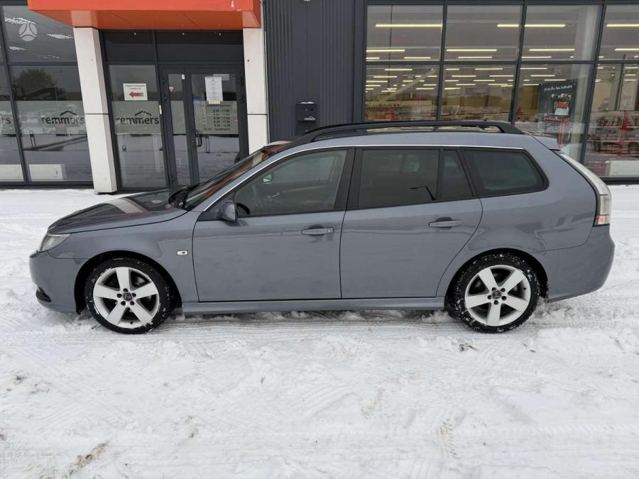 Grey Saab 9-3 2008 in Vilnius, with an engine capacity of 1.90 L and mileage of 311 thousand km for 2499 €, photo 9 on AUTOMOTO.COM.LV