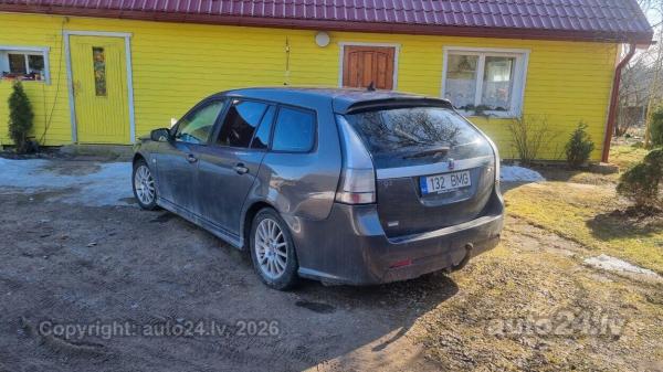 Grey Saab 9-3 2008 in Tartu, with an engine capacity of 1.90 L and mileage of 420 thousand km for 2000 €, photo 4 on AUTOMOTO.COM.LV