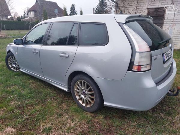 Grey Saab 9-3 2008 in Jurbarkas, with an engine capacity of 1.90 L and mileage of 350 thousand km for 1900 €, photo 6 on AUTOMOTO.COM.LV