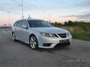 Grey Saab 9-3 2008 in Tallinn, with an engine capacity of 1.90 L and mileage of 408 thousand km for 2600 €, photo 4 on AUTOMOTO.COM.LV