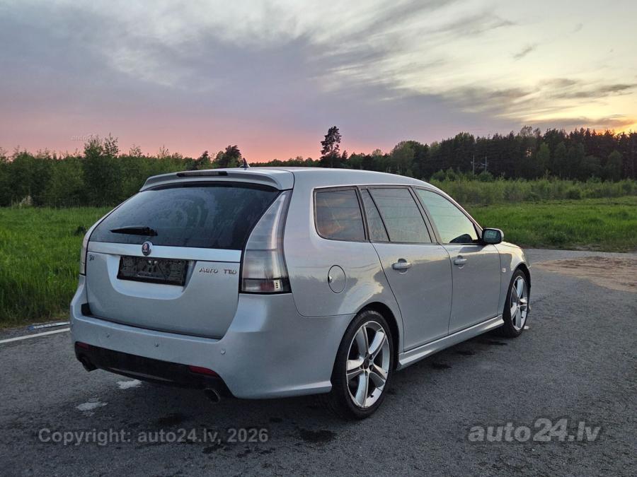 Grey Saab 9-3 2008 in Tallinn, with an engine capacity of 1.90 L and mileage of 408 thousand km for 2600 €, photo 6 on AUTOMOTO.COM.LV