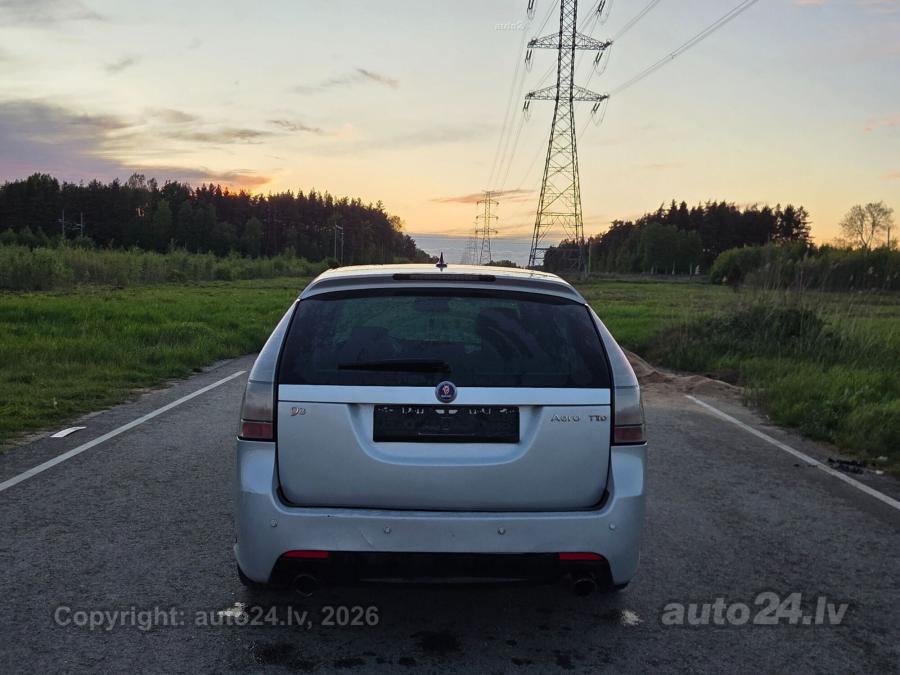 Grey Saab 9-3 2008 in Tallinn, with an engine capacity of 1.90 L and mileage of 408 thousand km for 2600 €, photo 7 on AUTOMOTO.COM.LV