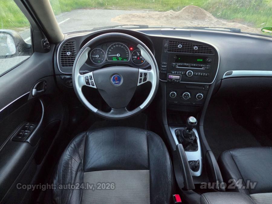Grey Saab 9-3 2008 in Tallinn, with an engine capacity of 1.90 L and mileage of 408 thousand km for 2600 €, photo 12 on AUTOMOTO.COM.LV