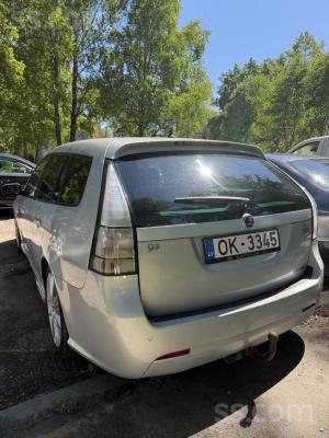 Grey Saab 9-3 2008 in Riga, with an engine capacity of 1.90 L and mileage of 320 thousand km for 3000 €, photo 3 on AUTOMOTO.COM.LV
