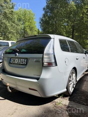 Grey Saab 9-3 2008 in Riga, with an engine capacity of 1.90 L and mileage of 320 thousand km for 3000 €, photo 4 on AUTOMOTO.COM.LV