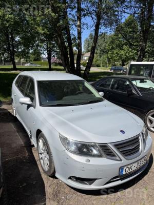Grey Saab 9-3 2008 in Riga, with an engine capacity of 1.90 L and mileage of 320 thousand km for 3000 €, photo 5 on AUTOMOTO.COM.LV