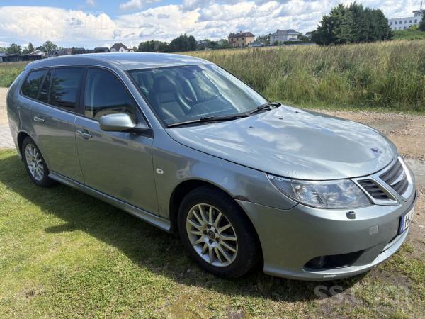 Серый Сааб 9-3 2008 в Рига, объемом двигателя 2.00 л и пробегом 170 тыс. км за 2100 €, фото 2 на AUTOMOTO.COM.LV