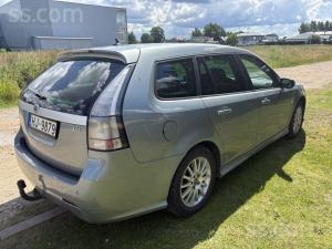Grey Saab 9-3 2008 in Riga, with an engine capacity of 2.00 L and mileage of 170 thousand km for 2100 €, photo 4 on AUTOMOTO.COM.LV