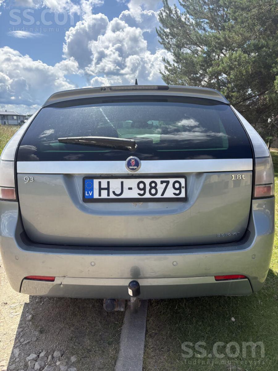 Grey Saab 9-3 2008 in Riga, with an engine capacity of 2.00 L and mileage of 170 thousand km for 2100 €, photo 5 on AUTOMOTO.COM.LV