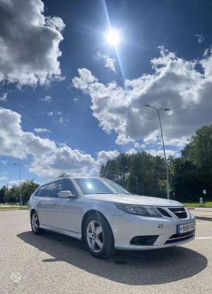 Pelēks Saab 9-3 2008 Viļņa, ar dzinēja tilpumu 1.90 L un nobraukumu 351 tūkst. km par 1500 €, foto  vietnē AUTOMOTO.COM.LV