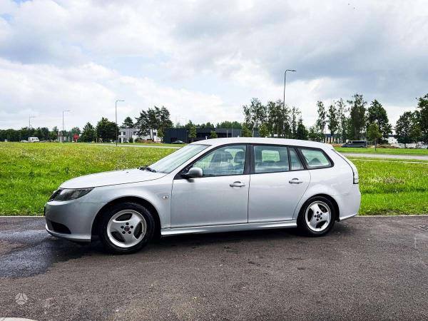 Grey Saab 9-3 2008 in Kaunas, with an engine capacity of 1.91 L and mileage of 214 thousand km for 2500 €, photo 5 on AUTOMOTO.COM.LV