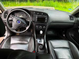 Grey Saab 9-3 2008 in Kaunas, with an engine capacity of 1.91 L and mileage of 214 thousand km for 2500 €, photo 12 on AUTOMOTO.COM.LV