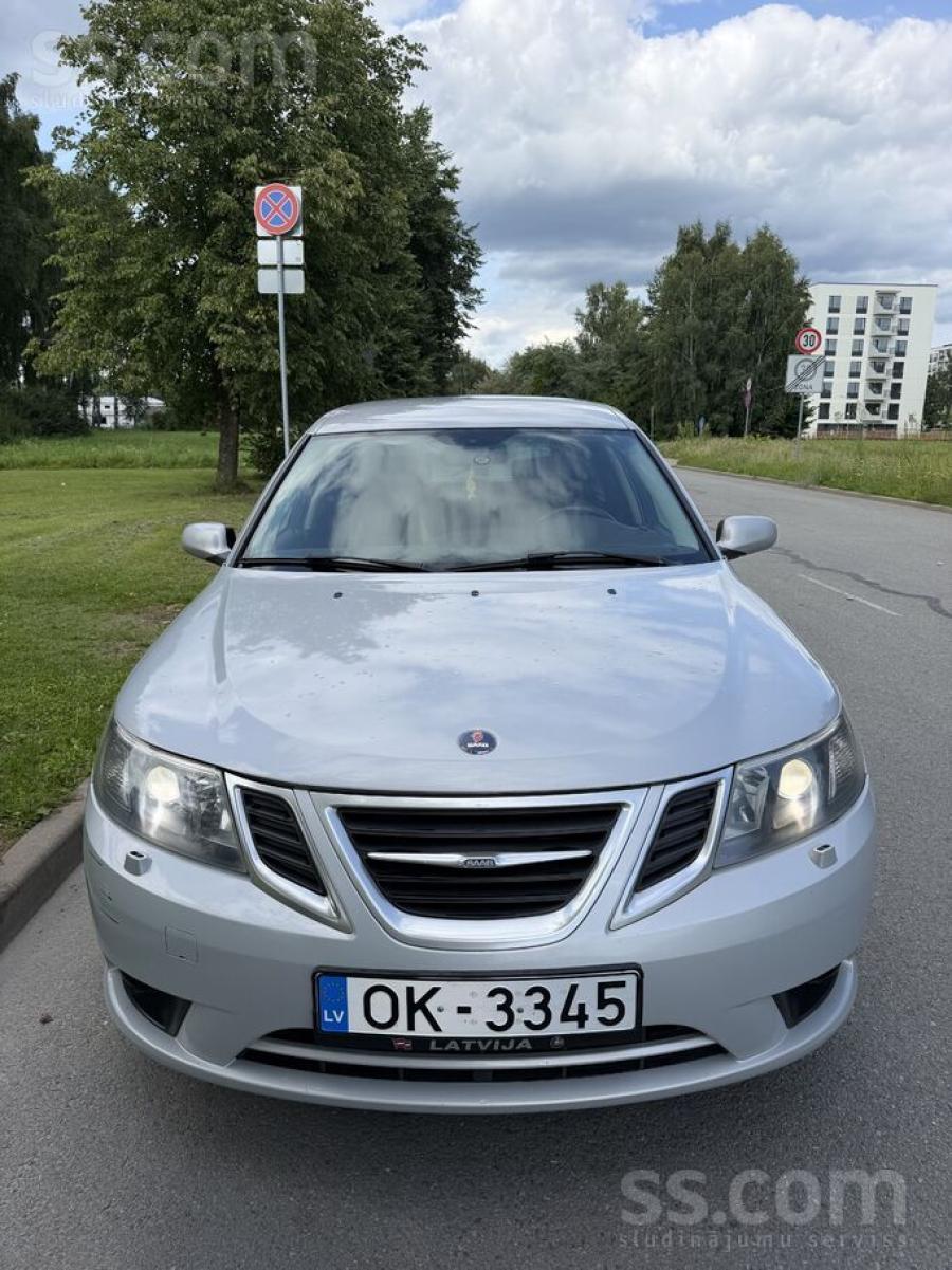 Pelēks Saab 9-3 2008 Rīga, ar dzinēja tilpumu 1.90 L un nobraukumu 326 tūkst. km par 2500 €, foto 5 vietnē AUTOMOTO.COM.LV