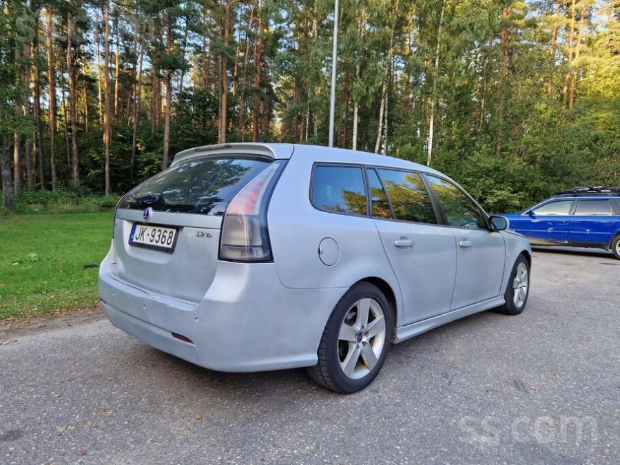 Pelēks Saab 9-3 2008 Rīga, ar dzinēja tilpumu 1.90 L un nobraukumu 335 tūkst. km par 1595 €, foto 5 vietnē AUTOMOTO.COM.LV