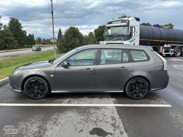 Grey Saab 9-3 2008 in Mazeikiai, with an engine capacity of 1.90 L and mileage of 340 thousand km for 1400 €, photo 5 on AUTOMOTO.COM.LV