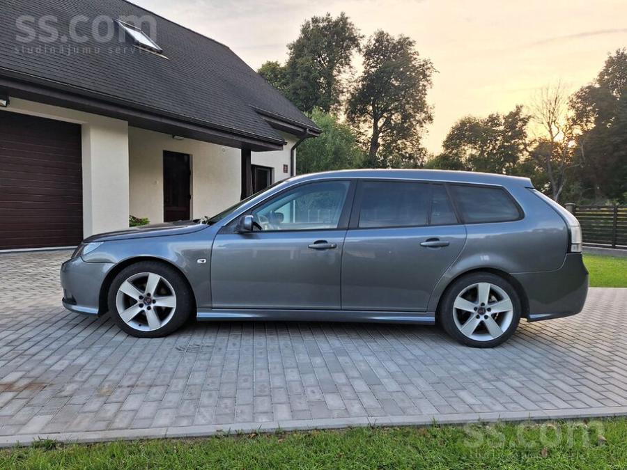 Pelēks Saab 9-3 2008 Jelgava, ar dzinēja tilpumu 1.90 L un nobraukumu 339 tūkst. km par 1999 €, foto 3 vietnē AUTOMOTO.COM.LV