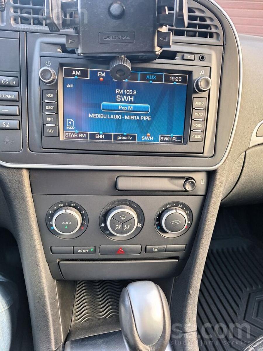 Pelēks Saab 9-3 2008 Jelgava, ar dzinēja tilpumu 1.90 L un nobraukumu 339 tūkst. km par 1999 €, foto 15 vietnē AUTOMOTO.COM.LV