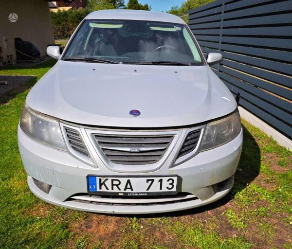 Grey Saab 9-3 2008 in Vilnius, with an engine capacity of 1.91 L and mileage of 233 thousand km for 700 €, photo 1 on AUTOMOTO.COM.LV