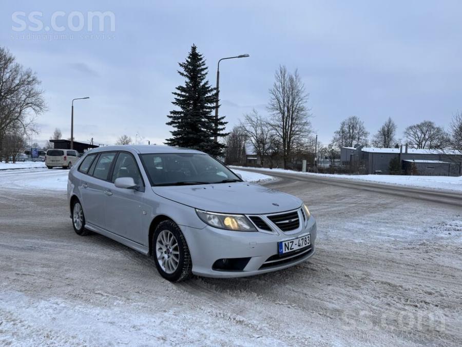 Pelēks Saab 9-3 2009 Cēsis, ar dzinēja tilpumu 1.90 L un nobraukumu 0 tūkst. km par 2900 €, foto 1 vietnē AUTOMOTO.COM.LV