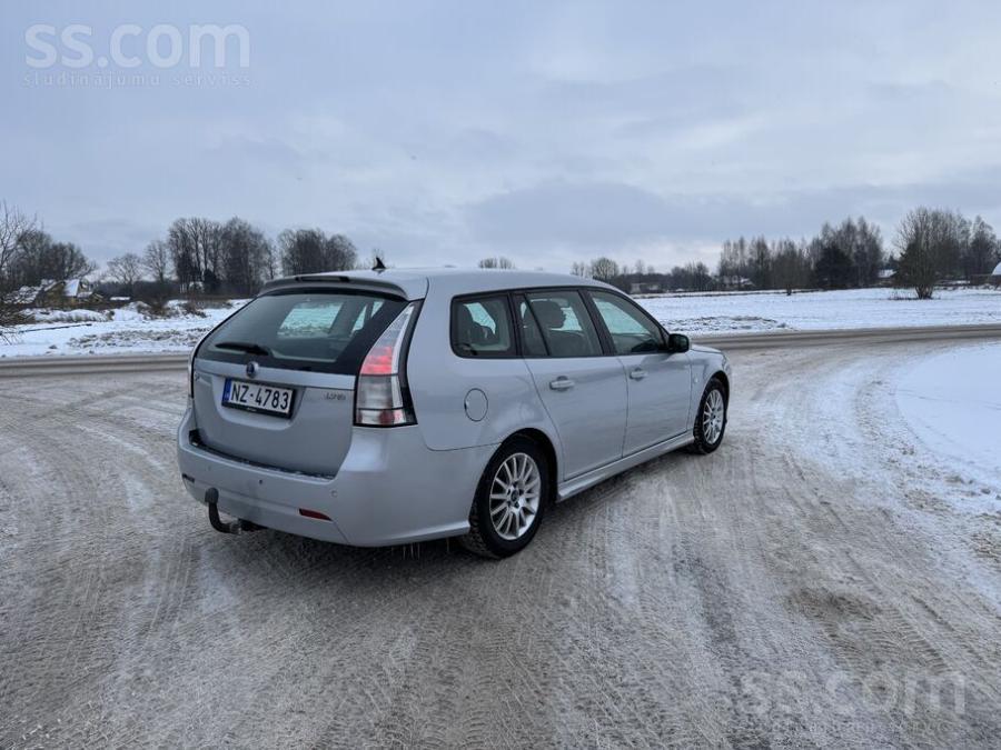 Pelēks Saab 9-3 2009 Cēsis, ar dzinēja tilpumu 1.90 L un nobraukumu 0 tūkst. km par 2900 €, foto 7 vietnē AUTOMOTO.COM.LV
