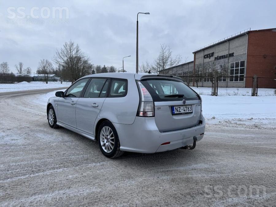 Pelēks Saab 9-3 2009 Cēsis, ar dzinēja tilpumu 1.90 L un nobraukumu 0 tūkst. km par 2900 €, foto 9 vietnē AUTOMOTO.COM.LV