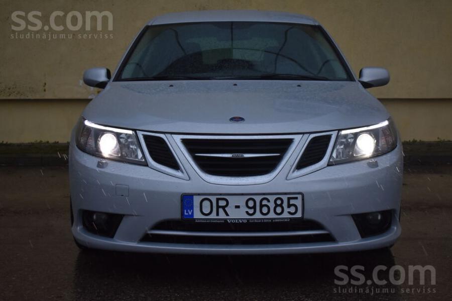 Grey Saab 9-3 2009 in Talsi, with an engine capacity of 1.90 L and mileage of 197 thousand km for 5500 €, photo 4 on AUTOMOTO.COM.LV