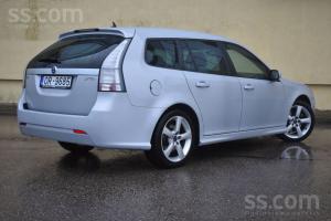 Grey Saab 9-3 2009 in Talsi, with an engine capacity of 1.90 L and mileage of 197 thousand km for 5500 €, photo 6 on AUTOMOTO.COM.LV