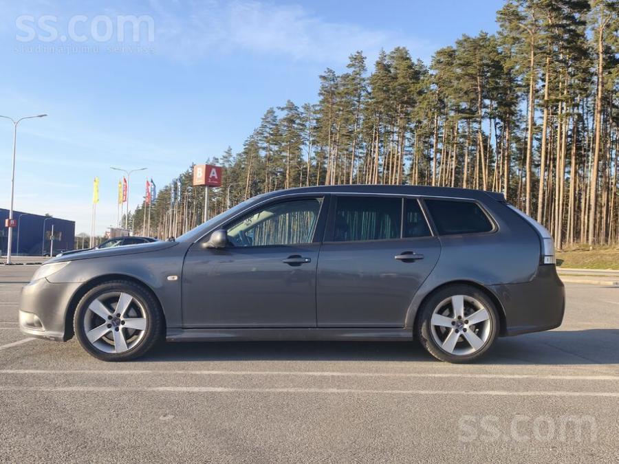 Grey Saab 9-3 2011 in Riga, with an engine capacity of 1.90 L and mileage of 558 thousand km for 2000 €, photo 6 on AUTOMOTO.COM.LV