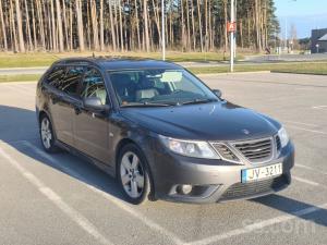 Grey Saab 9-3 2011 in Riga, with an engine capacity of 1.90 L and mileage of 558 thousand km for 2000 €, photo 8 on AUTOMOTO.COM.LV
