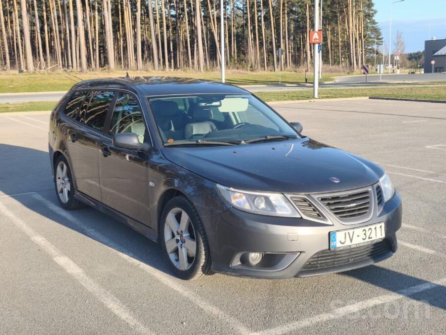 Grey Saab 9-3 2011 in Riga, with an engine capacity of 1.90 L and mileage of 558 thousand km for 2000 €, photo 8 on AUTOMOTO.COM.LV