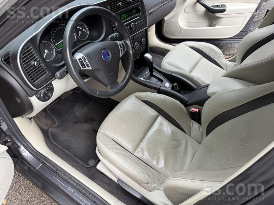 Pelēks Saab 9-3 2011 Rīga, ar dzinēja tilpumu 1.90 L un nobraukumu 289 tūkst. km par 4650 €, foto 10 vietnē AUTOMOTO.COM.LV