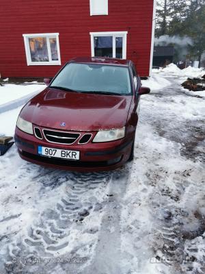 Sarkans Saab 9-3 2003 Jegeva, ar dzinēja tilpumu 2.20 L un nobraukumu 277 tūkst. km par 1000 €, foto  vietnē AUTOMOTO.COM.LV