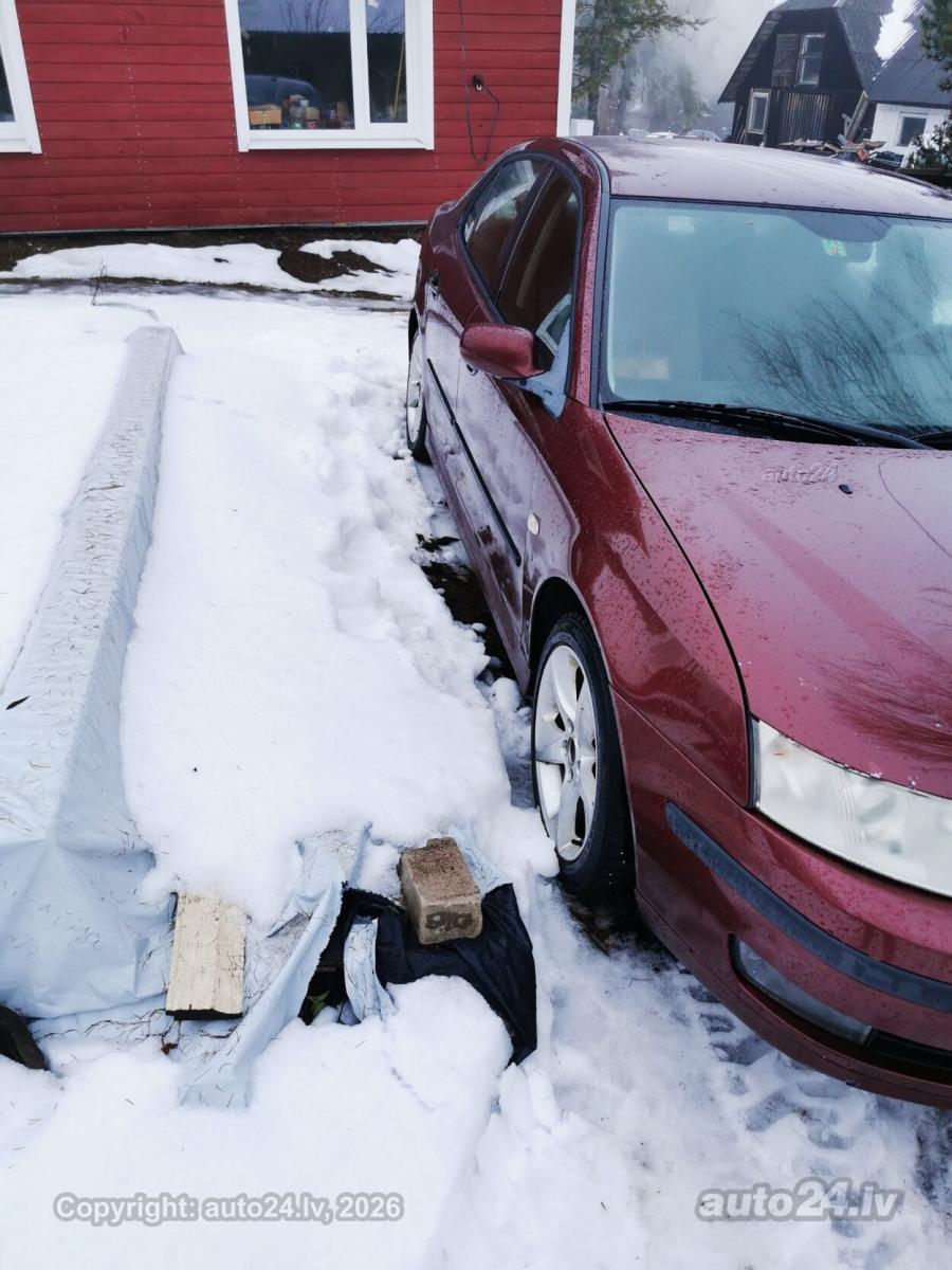 Красный Сааб 9-3 2003 в Йыгева, объемом двигателя 2.20 л и пробегом 277 тыс. км за 1000 €, фото 4 на AUTOMOTO.COM.LV
