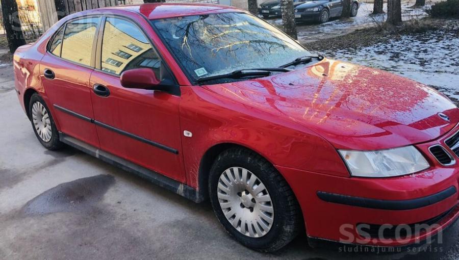 Sarkans Saab 9-3 2004 Rīga, ar dzinēja tilpumu 2.00 L un nobraukumu 277 tūkst. km par 1300 €, foto 1 vietnē AUTOMOTO.COM.LV