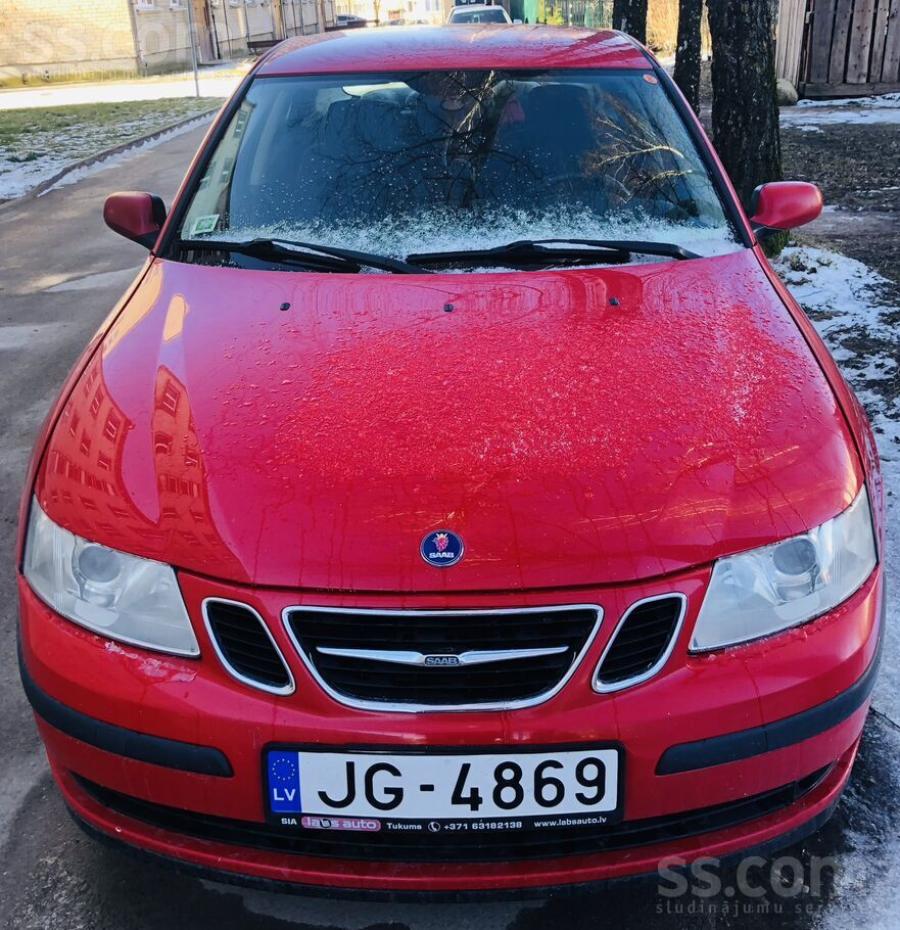 Sarkans Saab 9-3 2004 Rīga, ar dzinēja tilpumu 2.00 L un nobraukumu 277 tūkst. km par 1300 €, foto 2 vietnē AUTOMOTO.COM.LV