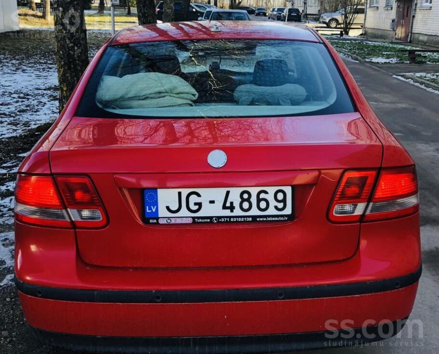 Sarkans Saab 9-3 2004 Rīga, ar dzinēja tilpumu 2.00 L un nobraukumu 277 tūkst. km par 1300 €, foto 6 vietnē AUTOMOTO.COM.LV