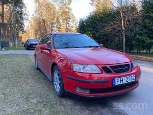 Красный Сааб 9-3 2004 в Юрмала, объемом двигателя 2.00 л и пробегом 296 тыс. км за 1650 €, фото 3 на AUTOMOTO.COM.LV