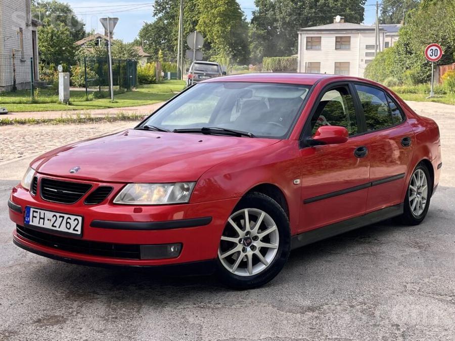 Красный Сааб 9-3 2004 в Елгава, объемом двигателя 1.80 л и пробегом 290 тыс. км за 1250 €, фото 4 на AUTOMOTO.COM.LV