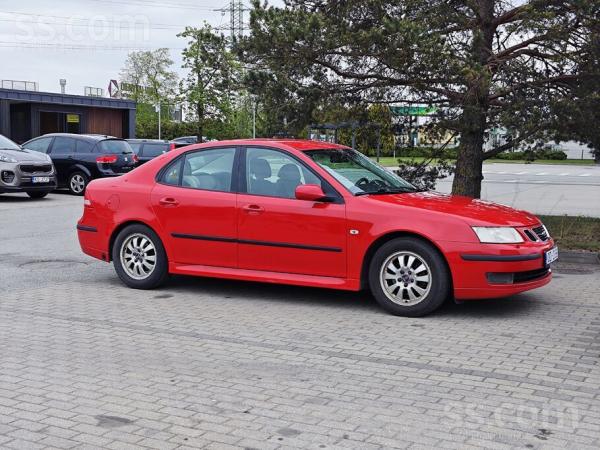 Красный Сааб 9-3 2007 в Рига, объемом двигателя 2.00 л и пробегом 205 тыс. км за 4000 €, фото 1 на AUTOMOTO.COM.LV