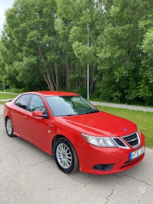 Red Saab 9-3 2009 in Kelme, with an engine capacity of 2.00 L and mileage of 115 thousand km for 2850 €, photo  on AUTOMOTO.COM.LV