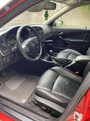 Red Saab 9-3 2009 in Kelme, with an engine capacity of 2.00 L and mileage of 115 thousand km for 2850 €, photo 8 on AUTOMOTO.COM.LV