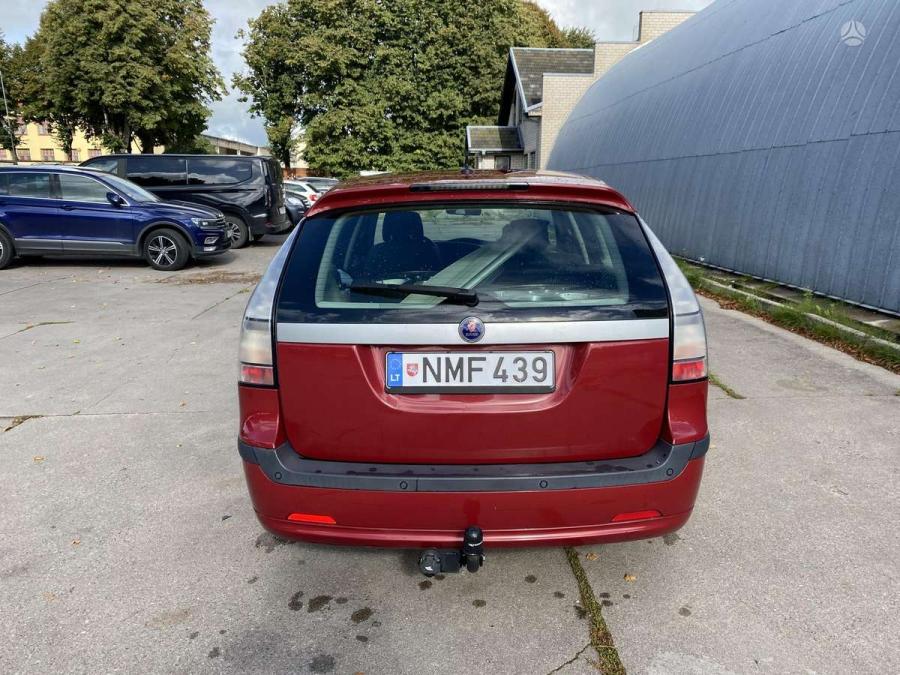 Sarkans Saab 9-3 2006 Tauragė, ar dzinēja tilpumu 1.91 L un nobraukumu 154 tūkst. km par 3950 €, foto 5 vietnē AUTOMOTO.COM.LV