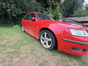 Red Saab 9-3 2007 in Kazlu Ruda, with an engine capacity of 1.91 L and mileage of 234 thousand km for 1600 €, photo 3 on AUTOMOTO.COM.LV